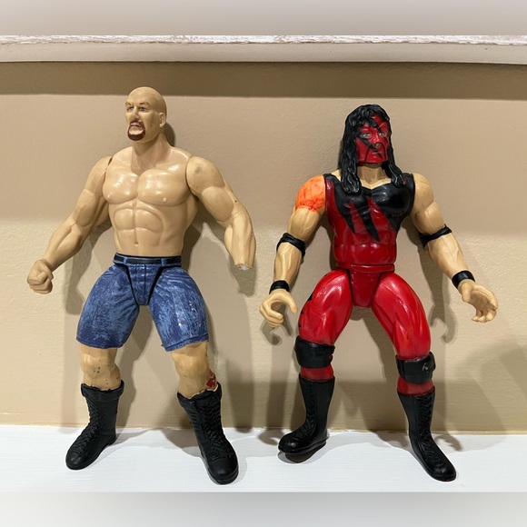 WWE | Toys | Wwe Wrestling Stone Cold Steve Austin And Kane Action ...